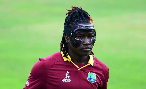 Why Deandra Dottin is wearing mask in Women's World Cup 2017